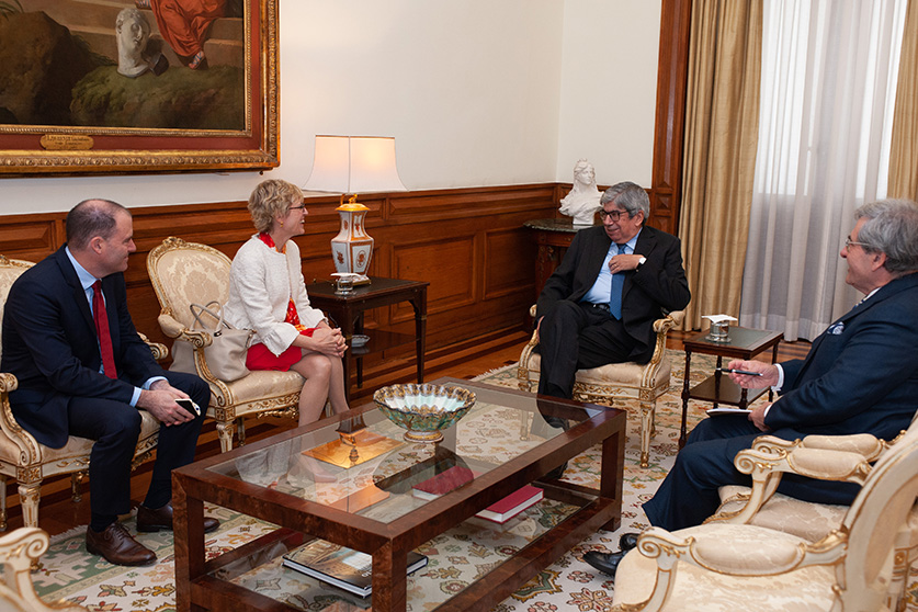 Audiência à Embaixadora do Canadá em Lisboa, Lisa Rice Madan