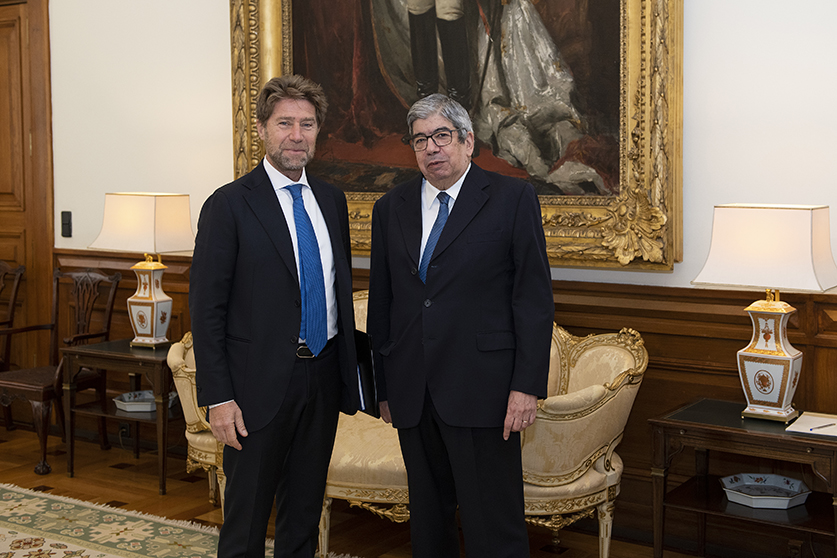 Audiência ao Embaixador da República Italiana em Lisboa, Carlo Formosa