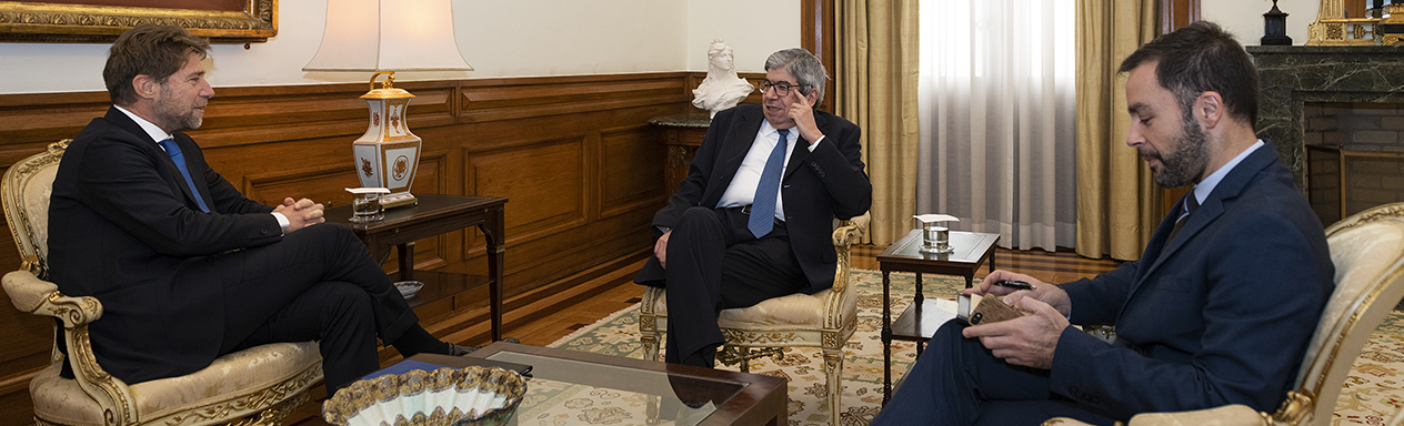 Audiência ao Embaixador da República Italiana em Lisboa, Carlo Formosa